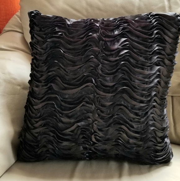 Accents | Silky Wavy Textured Pillow | Poshmark